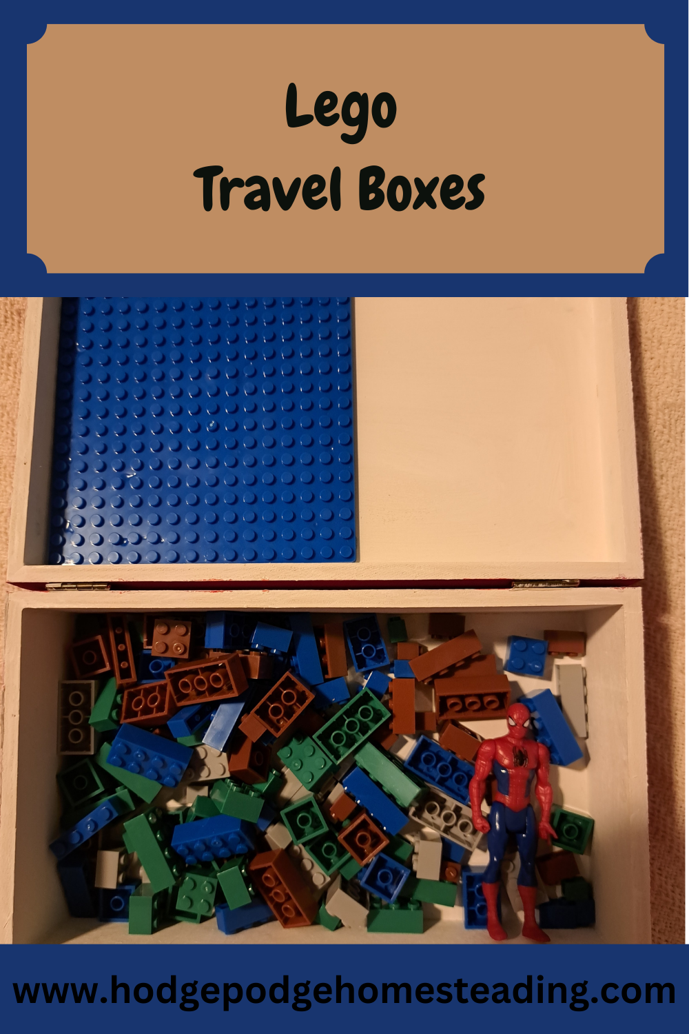 Lego Travel Boxes - Hodgepodge Homesteading
